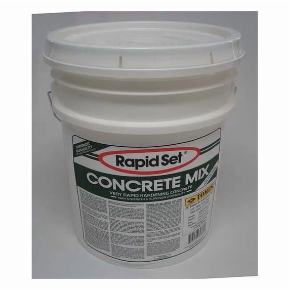 Concrete Mix, Pail, Gray, Concrete Mix GRA-RSCM-60 - Walmart.com