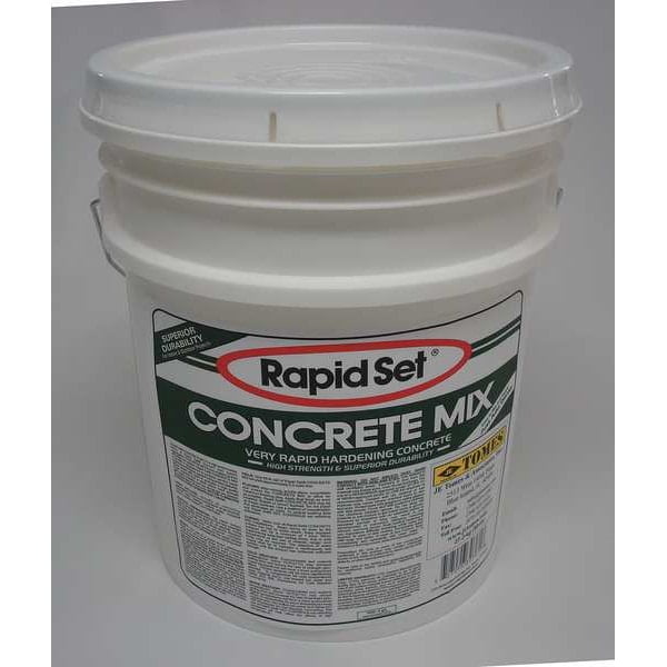 Rapid Set Concrete Mix,Pail,60 lb,Concrete Mix GRA-RSCM-60 - Walmart.com