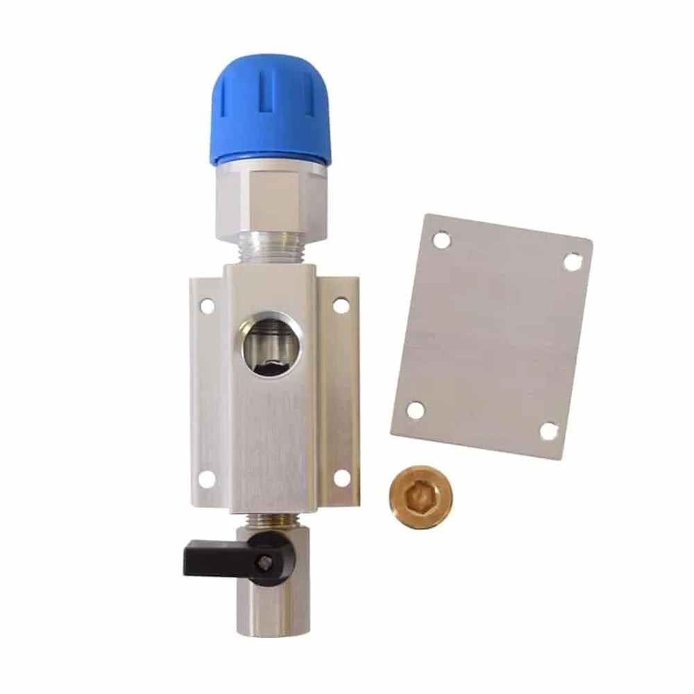 RapidAir FastPipe Single Port 1" Wall Outlet Kit 1/2" NPT Compressed ...