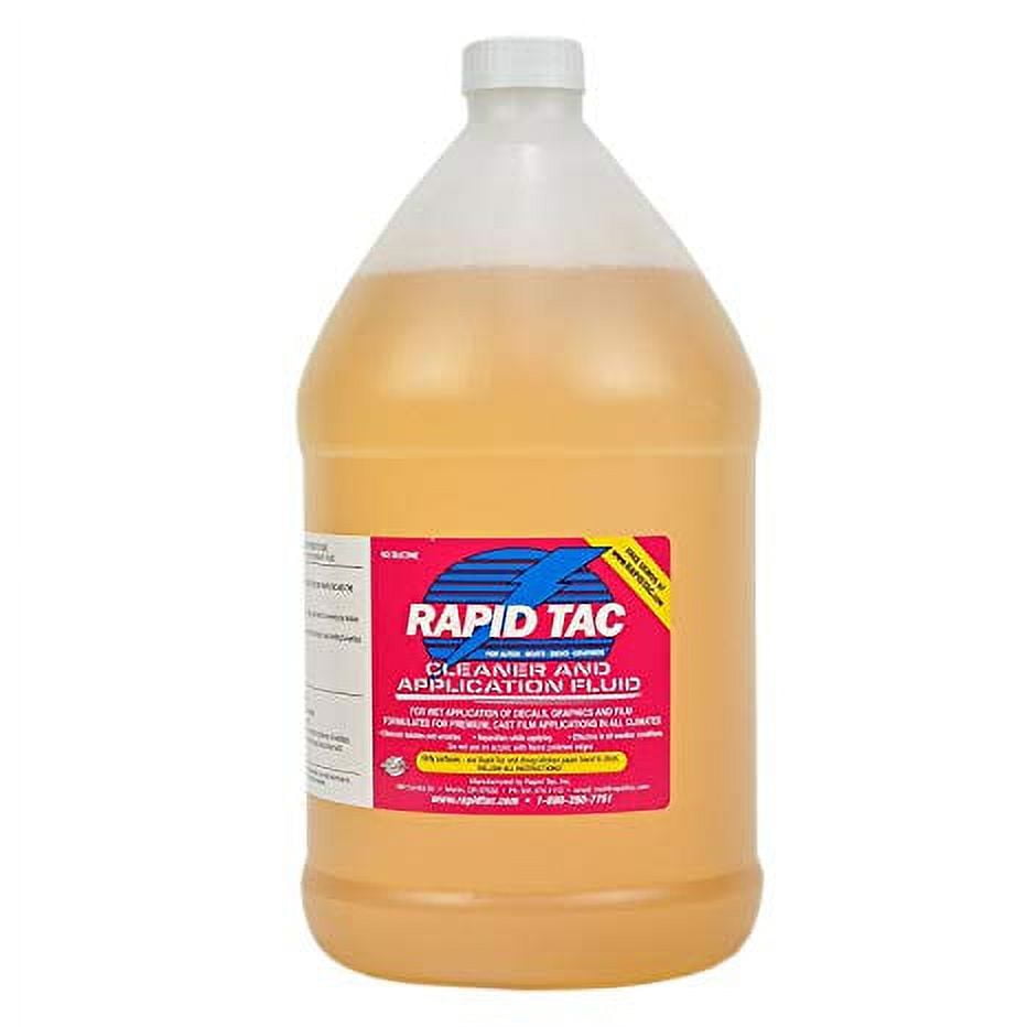 Rapid Tac Application Fluid, 128 oz, Vinyl Wraps Decals Stickers ...