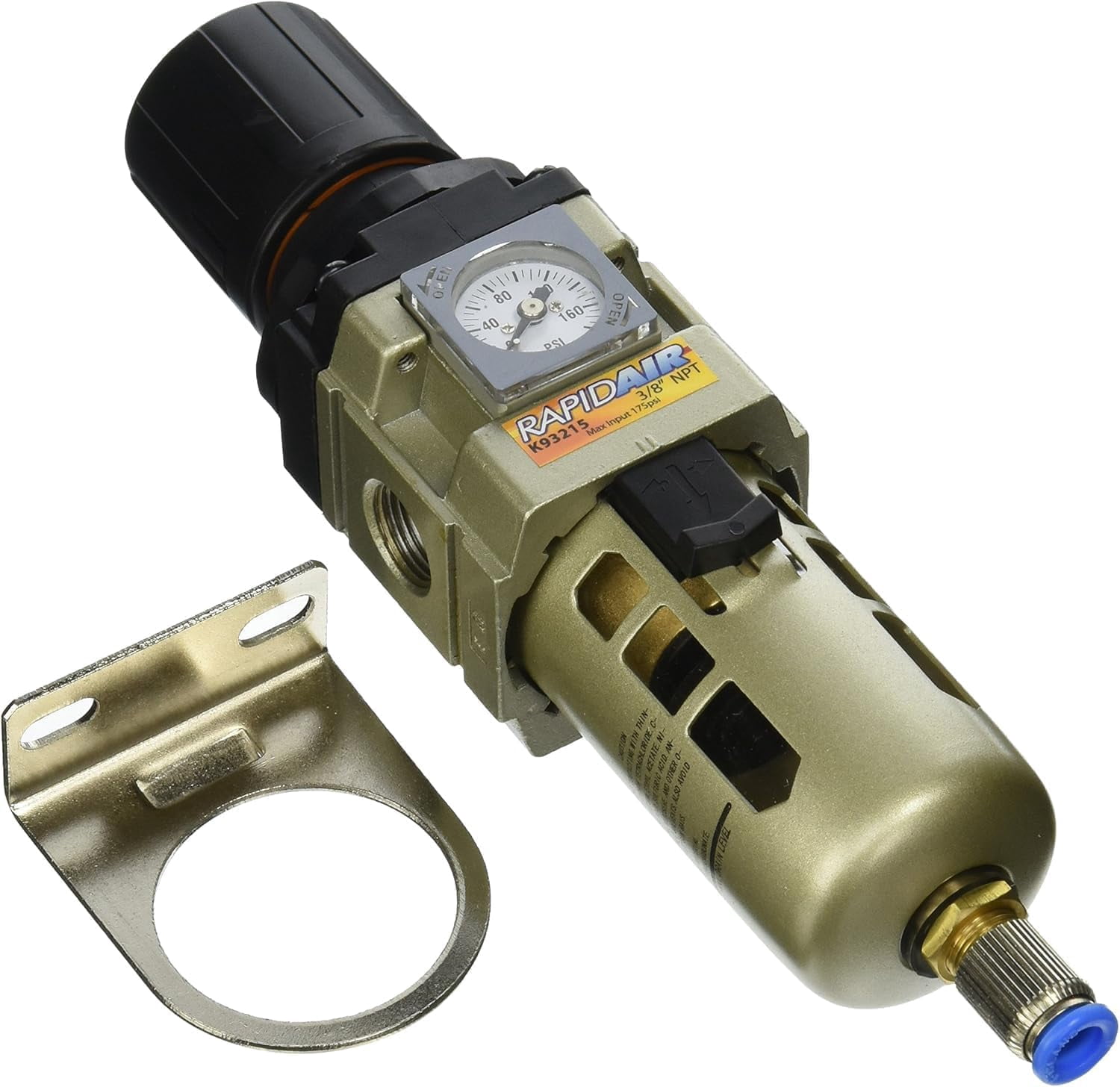 Rapidair K93215 NPT Filter Regulator, 3/8-Inch - Walmart.com