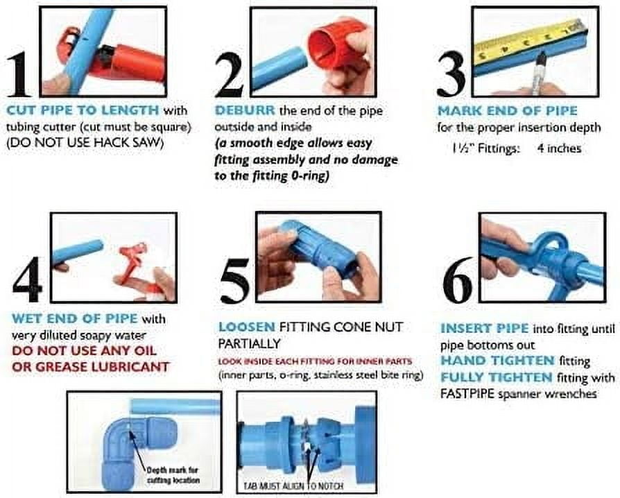 Rapidair Rapid AIR FASTPIPE Ball Valve Shut Off for 1" Fast Pipe TUBING ...