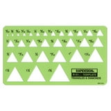 Rapidesign Triangles and Diamonds Template - Walmart.com