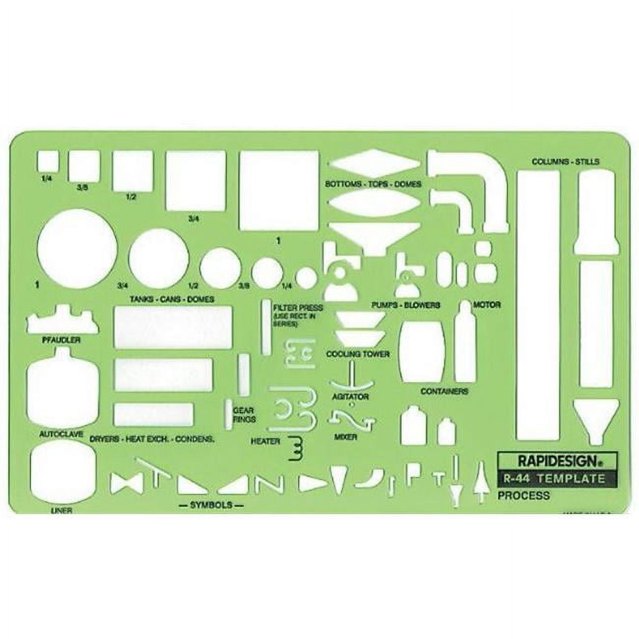 Rapidesign Process Template, 1 Each (R44) - Walmart.com