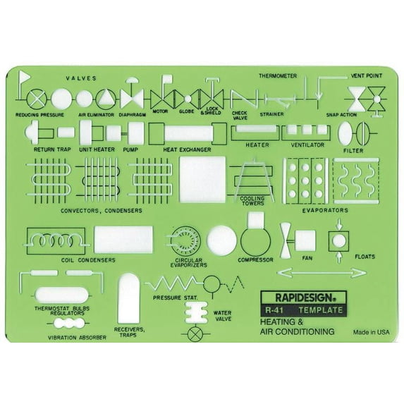 Rapidesign Heating and Air Conditioning Template, 1 Each - Walmart.com