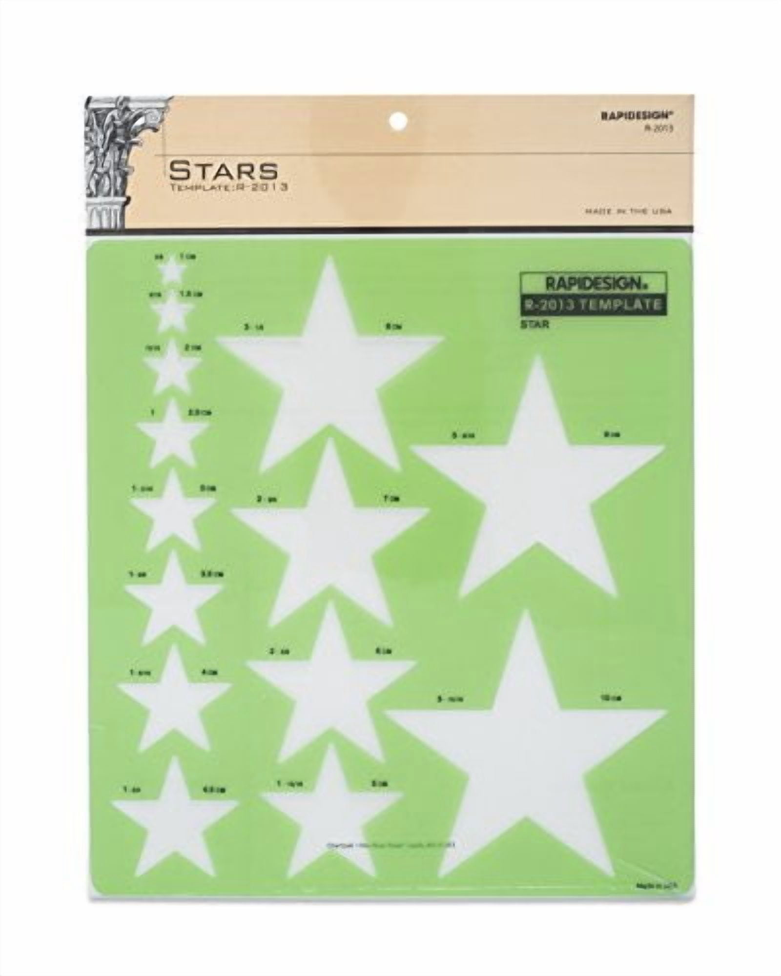Rapidesign Stars Template, 1 Each - Walmart.com