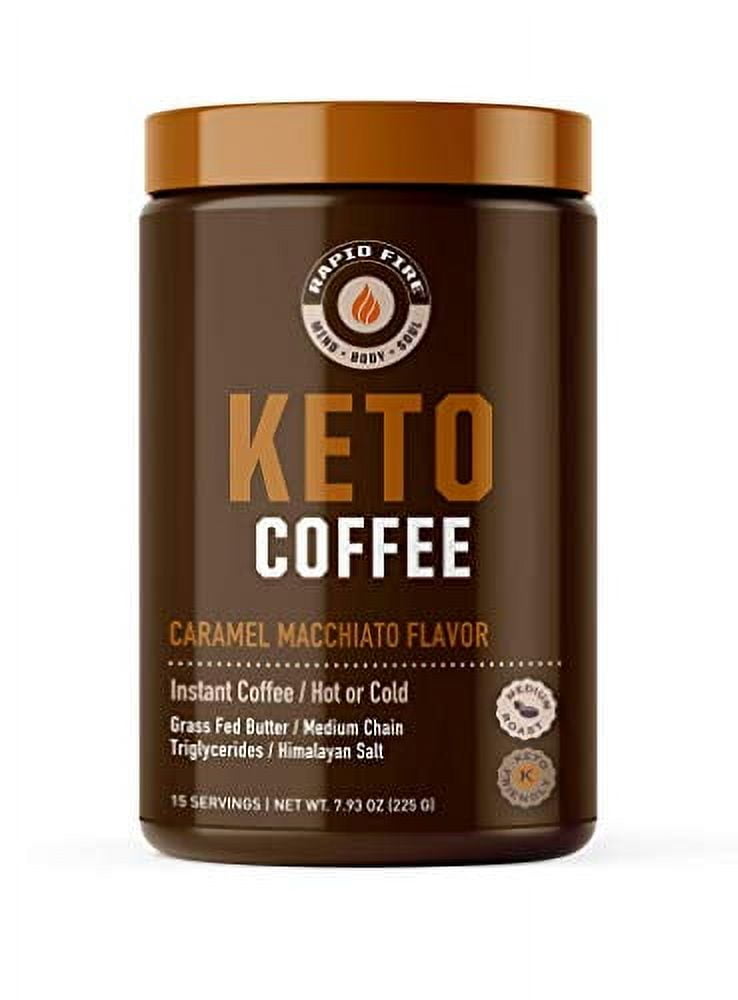 Rapidfire Ketogenic Fair Trade Instant Keto Coffee Mix, Supports Energy ...