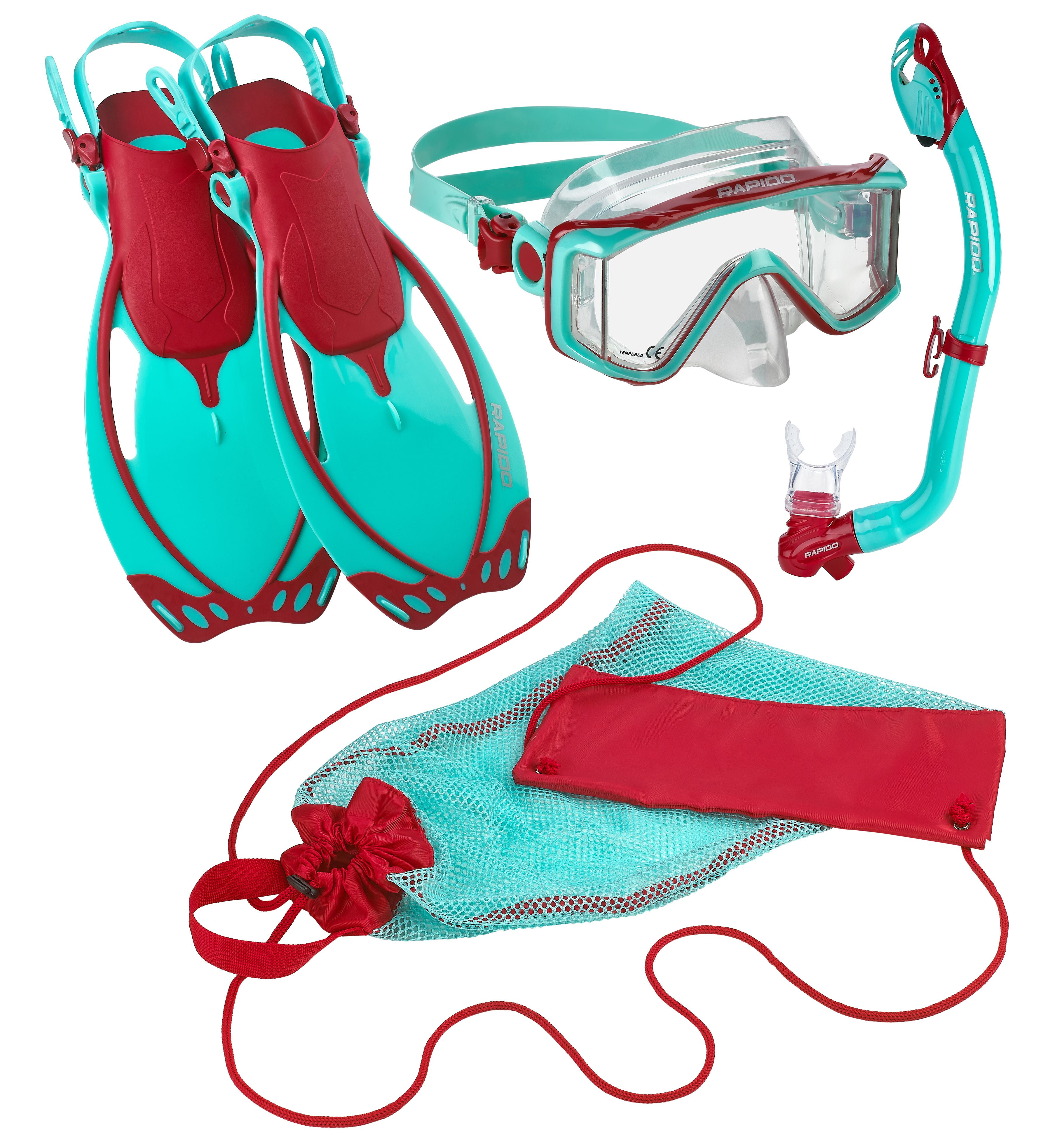 Rapido Boutique Collection Boys and Girls Kids Snorkel Set Jr ...