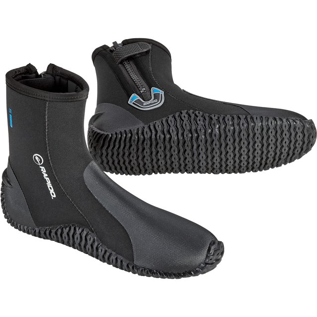 Rapido Boutique Collection Wise 5mm Neoprene Wetsuit Zipper Dive Boot, Great Scuba Diving ...