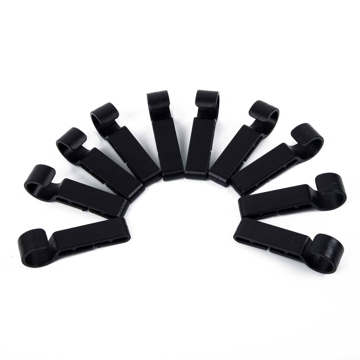 Raplcement Helmet Clips 46x15x10mm Lightweight Safety Cap Accessories Attachment Black Hard Hat ...