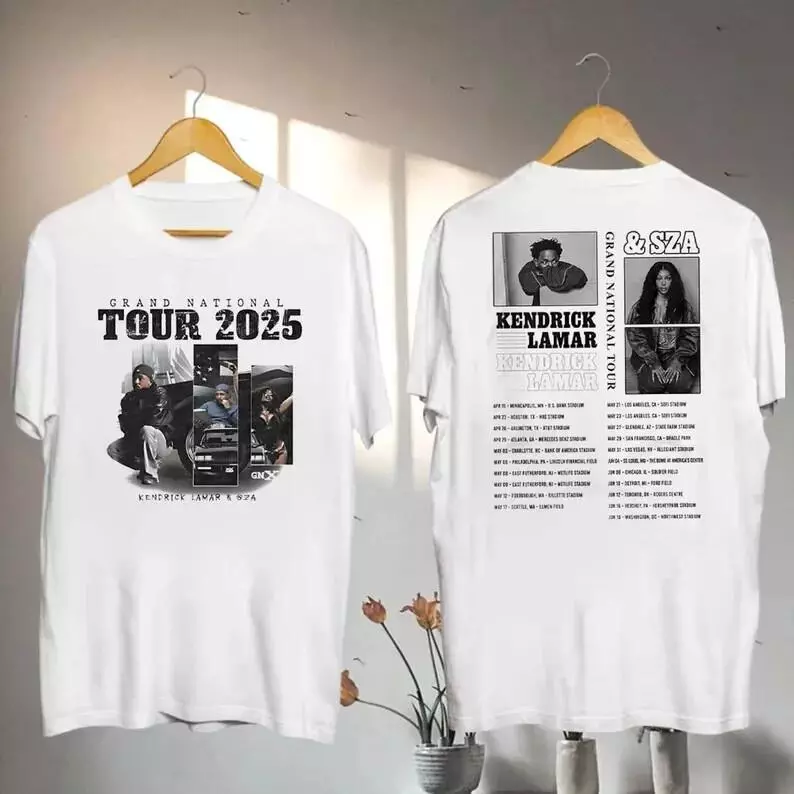 Rapper 2025 Tour Hip Hop Fan Gift Graphic Double Side T-Shirt Country ...