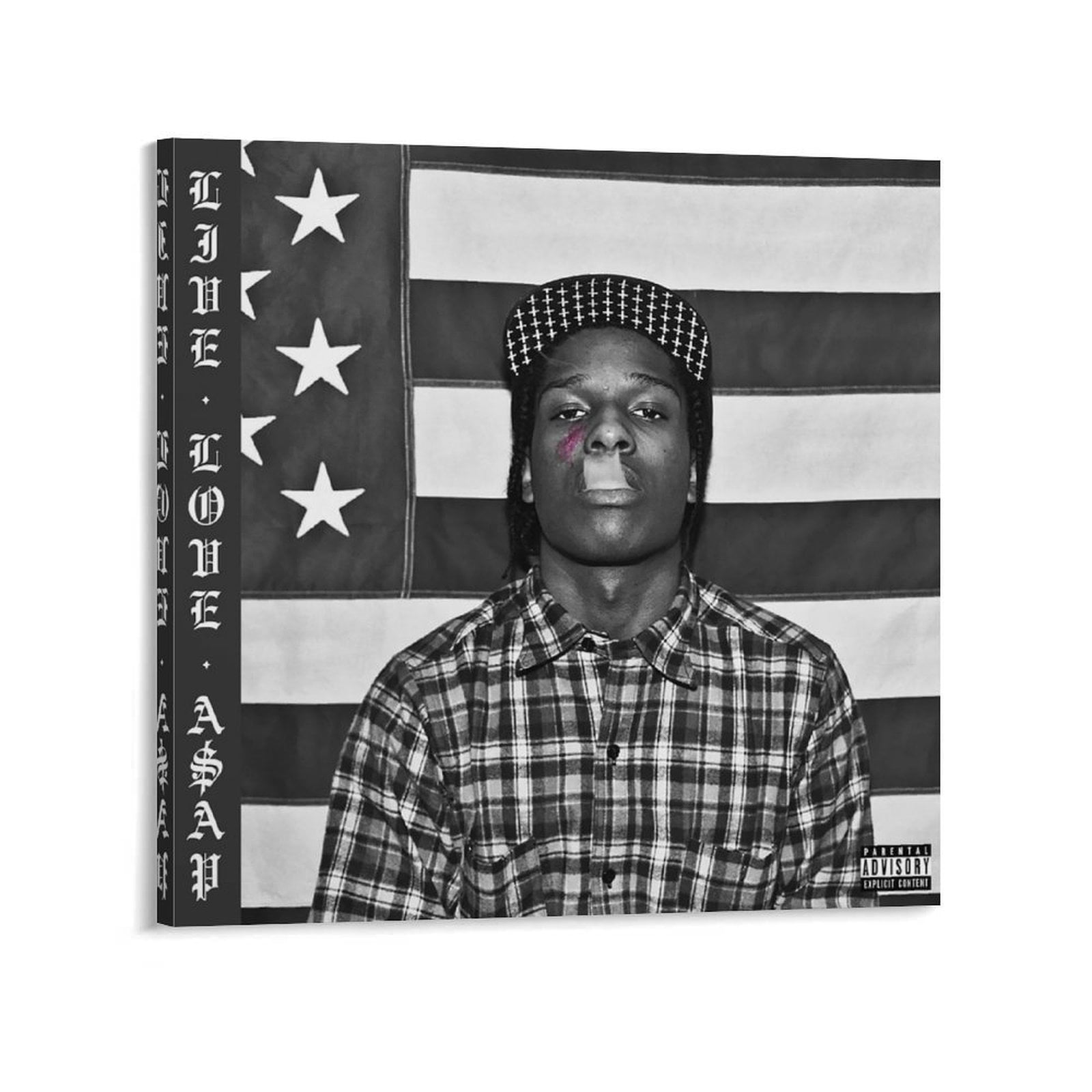 Rapper ASAP Music Rocky Rap Hip Hop LIVE.LOVE. Music Album Cover Poster ...