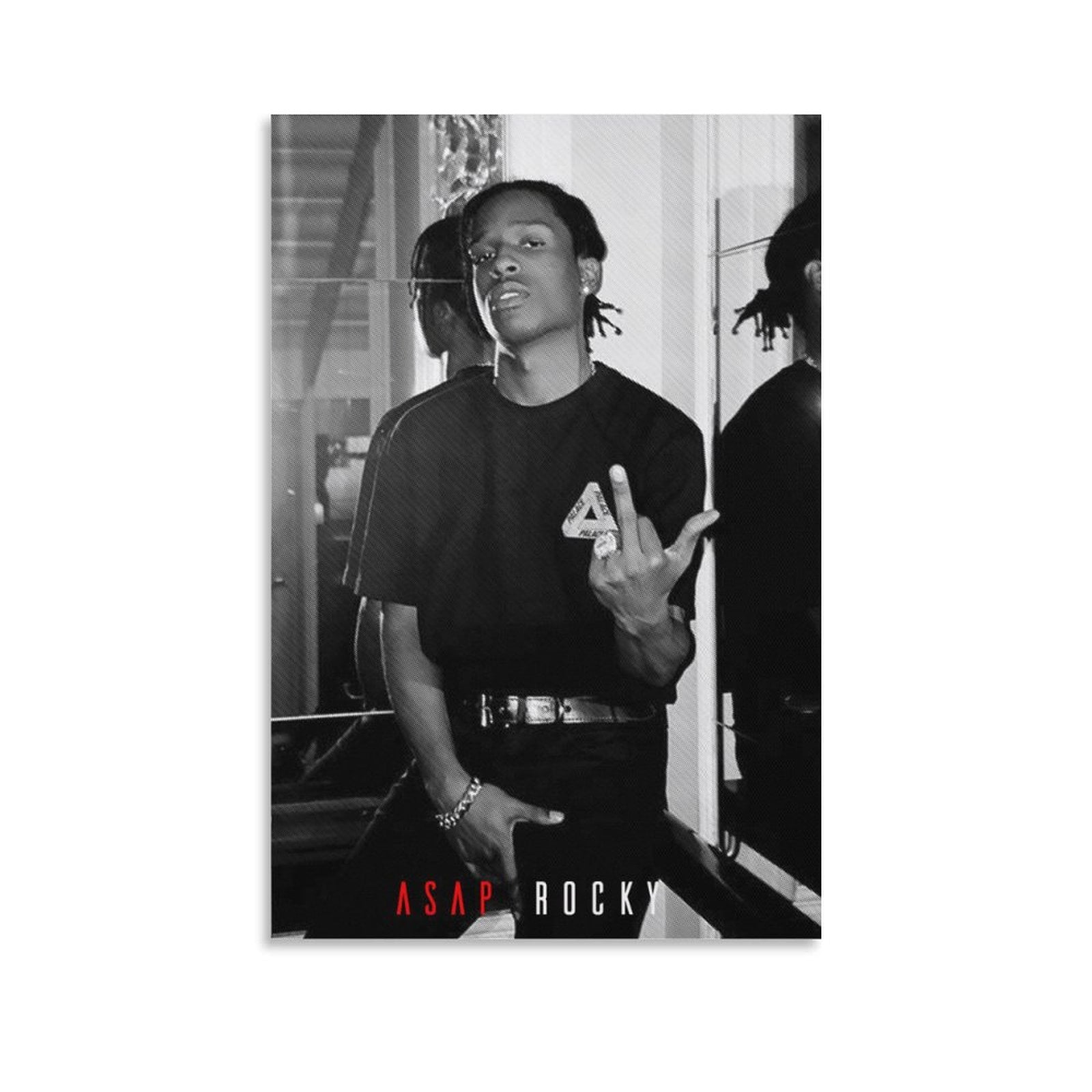 Rapper ASAP Music Rocky Rap Hip Hop R&B Singer Art Poster (5) Canvas ...