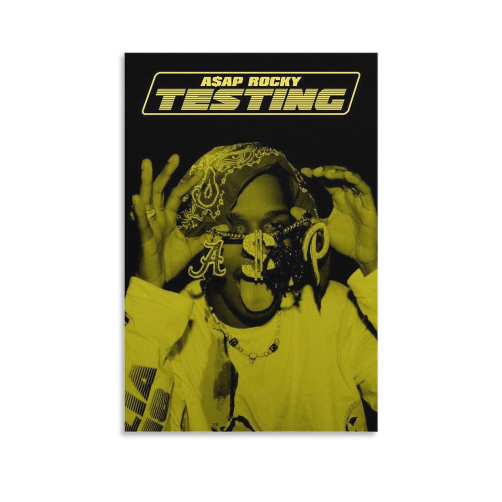 Rapper ASAP Music Rocky Rap Hip Hop R&B Singer Art Poster (8) Gifts ...