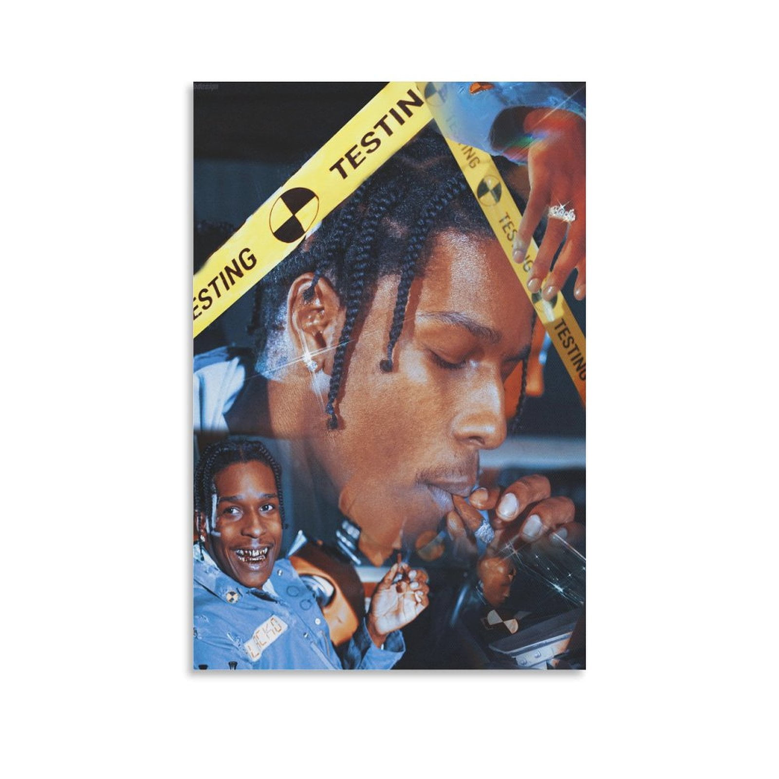 Rapper ASAP Music Rocky Rap Hip Hop R&B Singer Collage Poster (3 ...