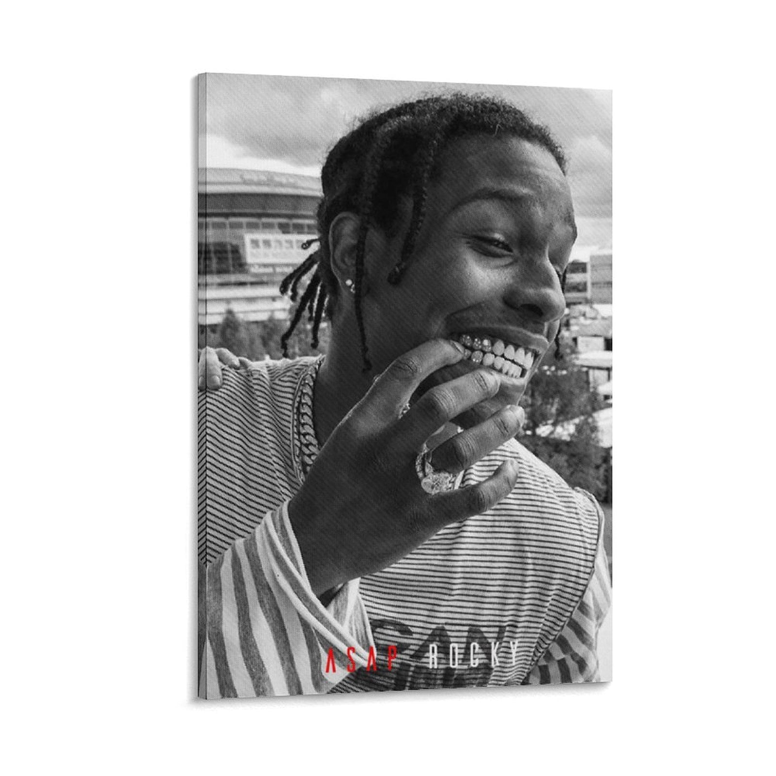 Rapper ASAP Music Rocky Rap Hip Hop R&B Singer Poster (1) Gifts Canvas ...