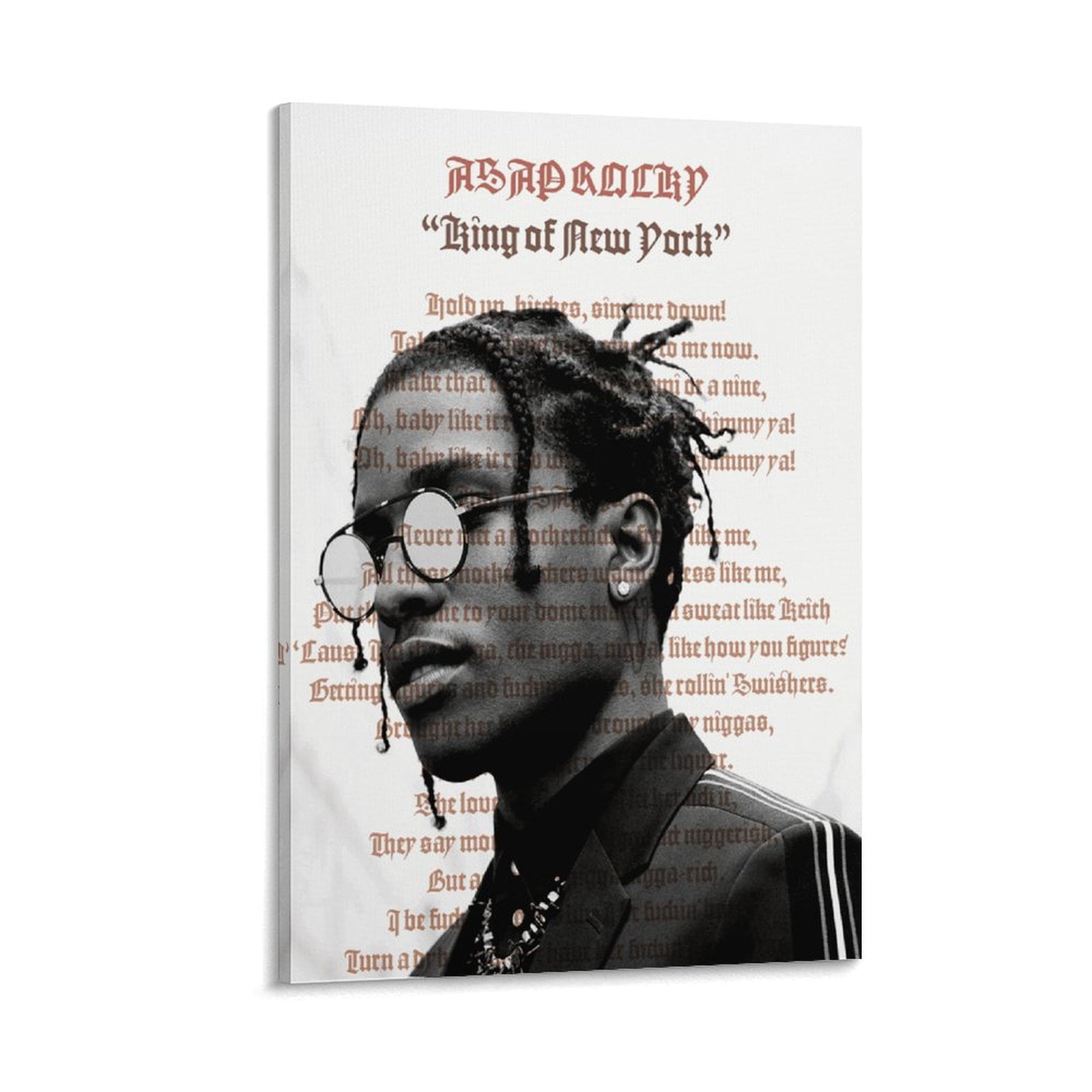 Rapper ASAP Music Rocky Rap Hip Hop R&B Singer Poster (1) Room ...