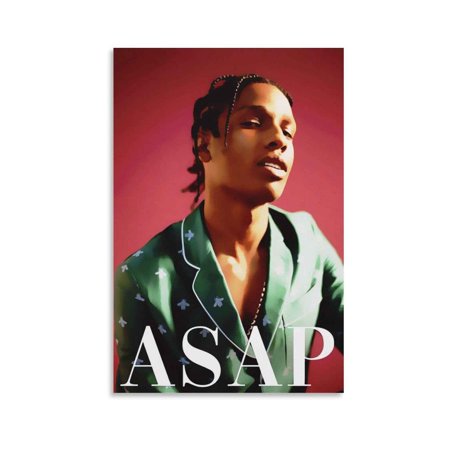 Rapper ASAP Music Rocky Rap Hip Hop R&B Singer Poster (6) Wall Art ...