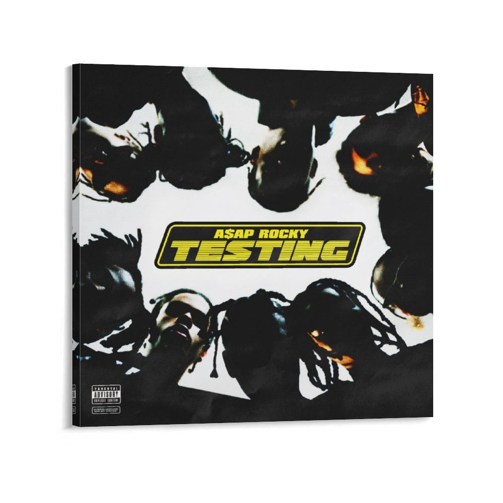 Rapper ASAP Music Rocky Rap Hip Hop TESTING Music Album Cover Poster (1 ...