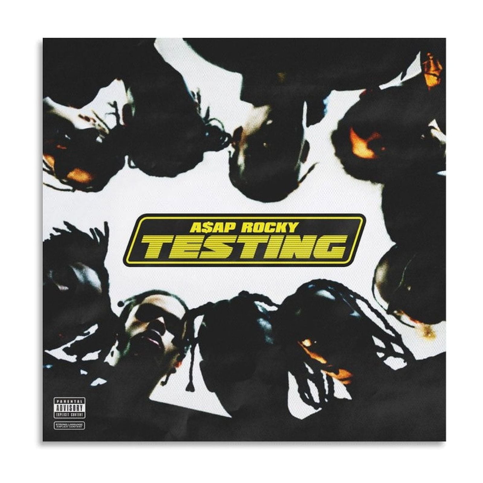 Rapper ASAP Music Rocky Rap Hip Hop TESTING Music Album Cover Poster (1 ...