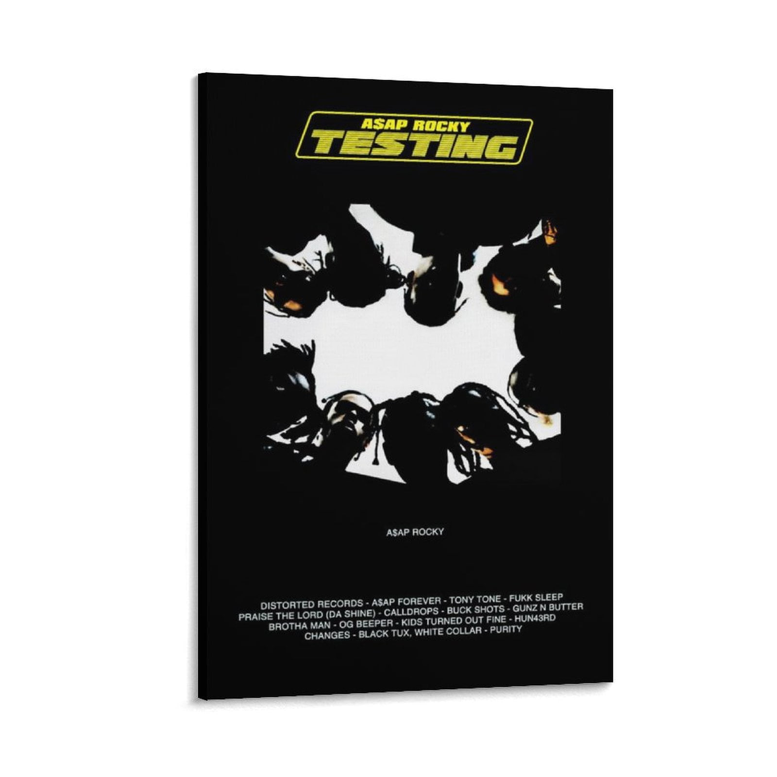 Rapper ASAP Music Rocky Rap Hip Hop TESTING Music Album Cover Poster (3 ...