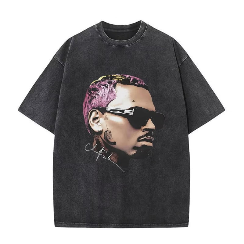 Rapper Album 2024 Vintage Wash T Shirt Music Tour Fashion Hip Hop T ...