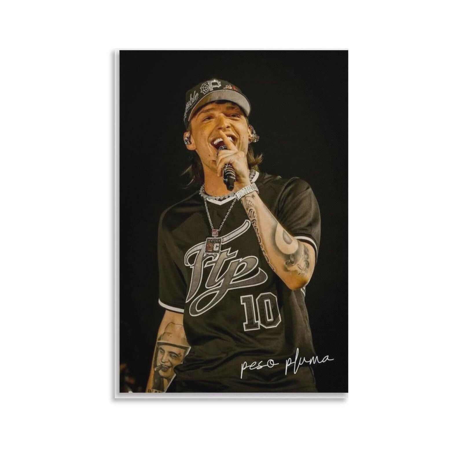 Rapper Album Music Cover Peso Pluma Poster Picture Print Wall Art ...