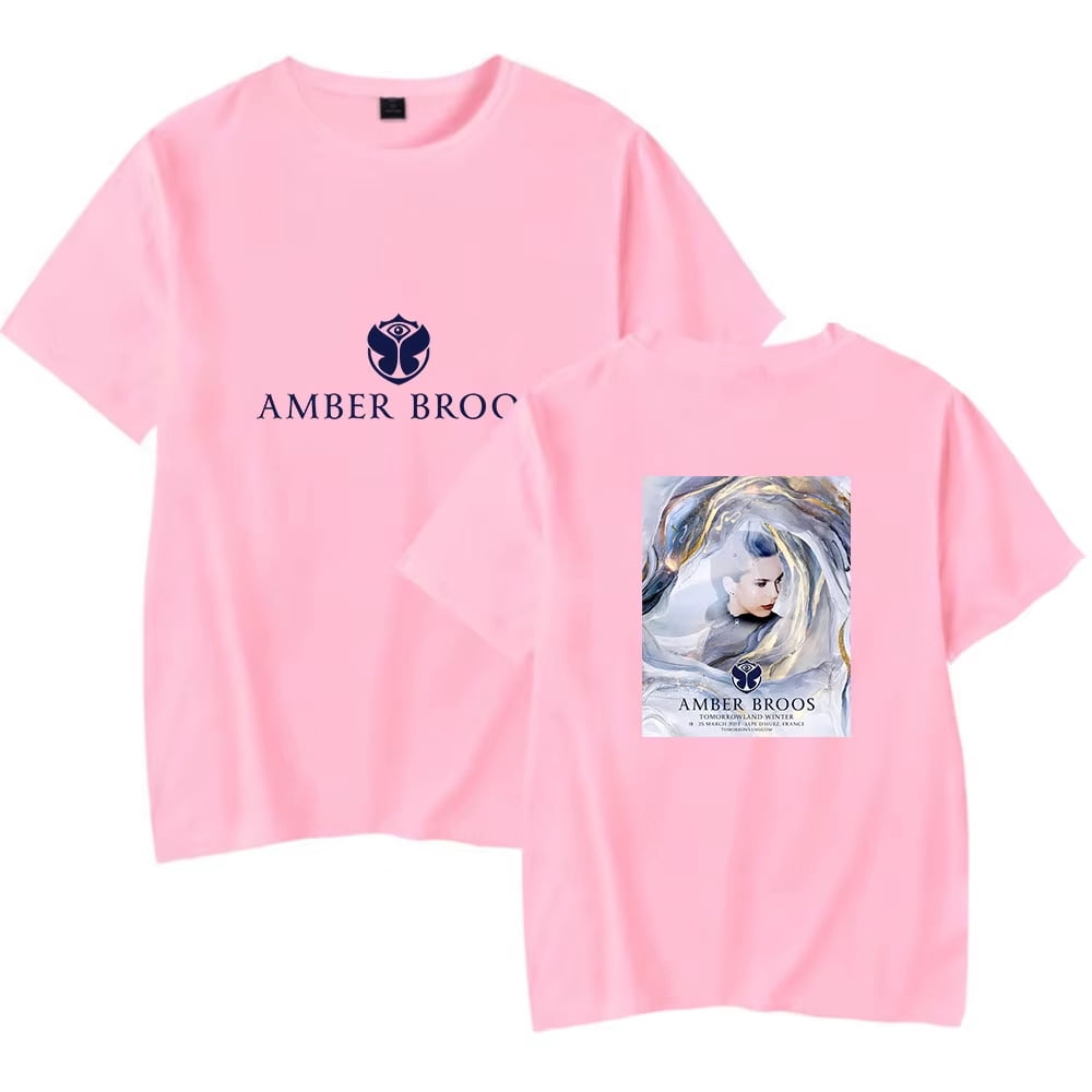 Rapper Amber Broos Merch T-Shirt Women Men Crewneck Short Sleeve ...