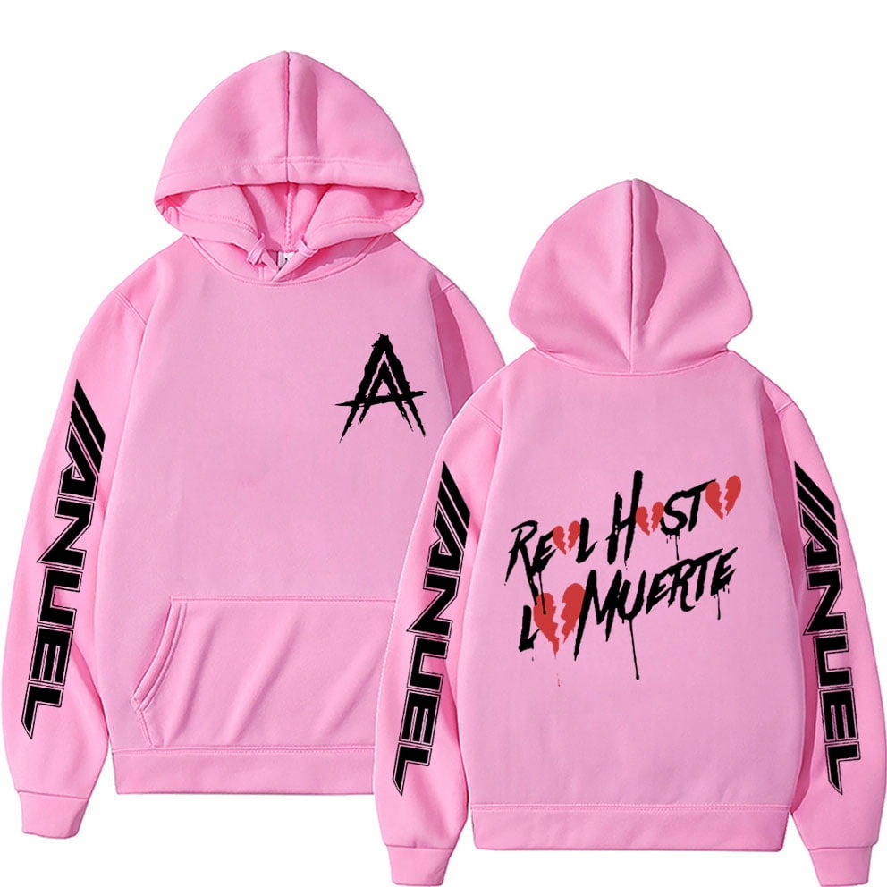 Rapper Anuel AA Real Hasta La Muerte Hoodie Men Women Fashion Aesthetic ...