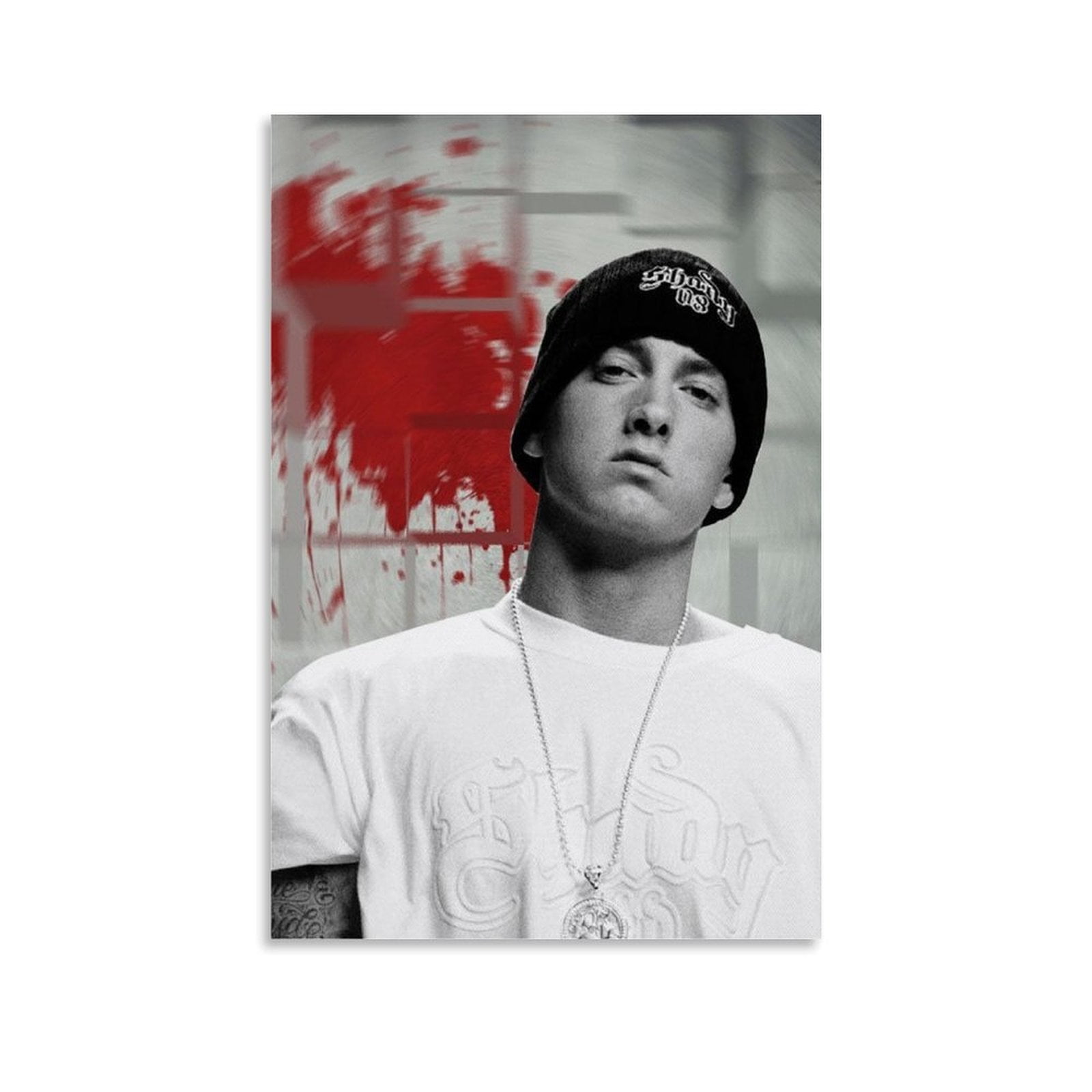 Rapper Eminem Music (12) Painting Vintage Poster Picture Print Wall Art ...