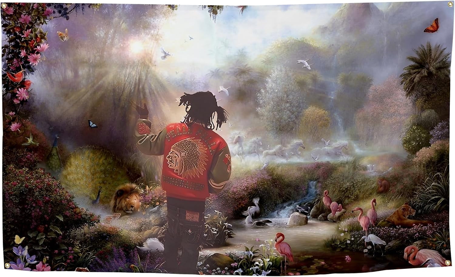 Rapper Flag Chief in The Garden of Eden Flag Aesthetic Decorative ...