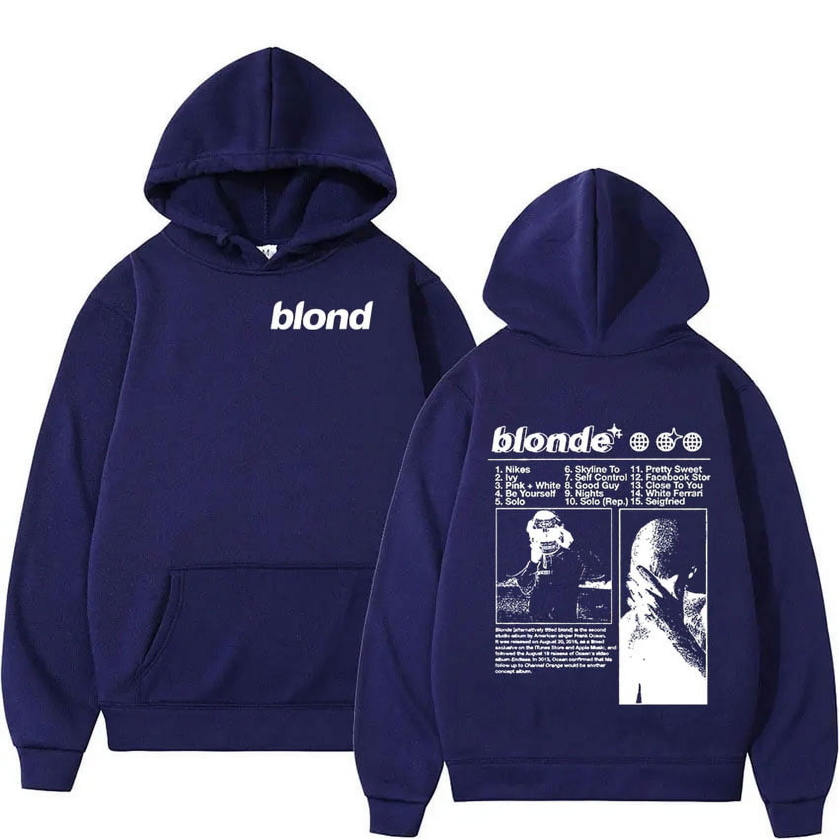 Rapper Frank Album Hoodie Men's Retro Fashion Blond Ocean Merch Oversized Sweatshirt Y2k ...