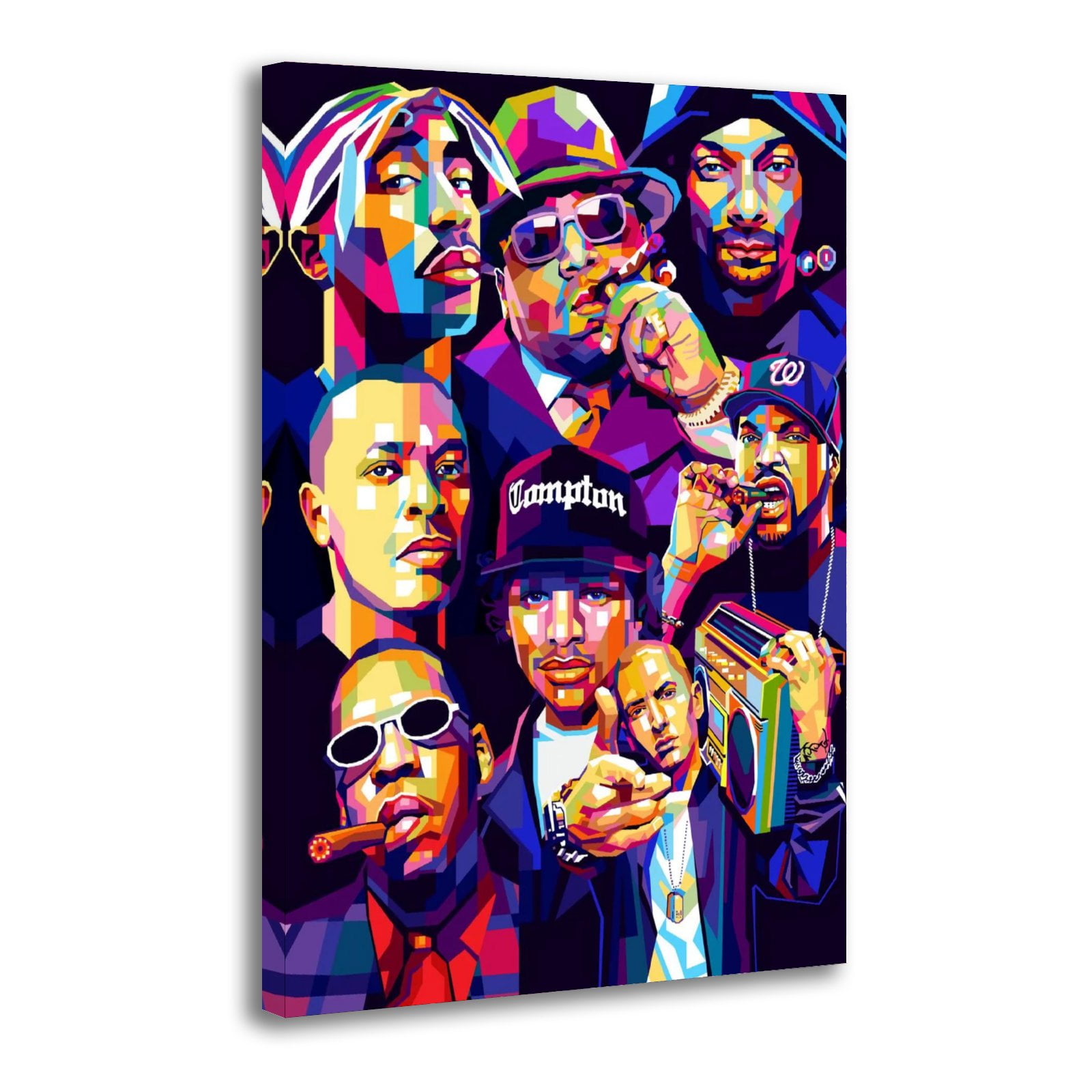 Rapper Hip Hop Music Legend Canvas Art Poster and Wall Art Picture ...