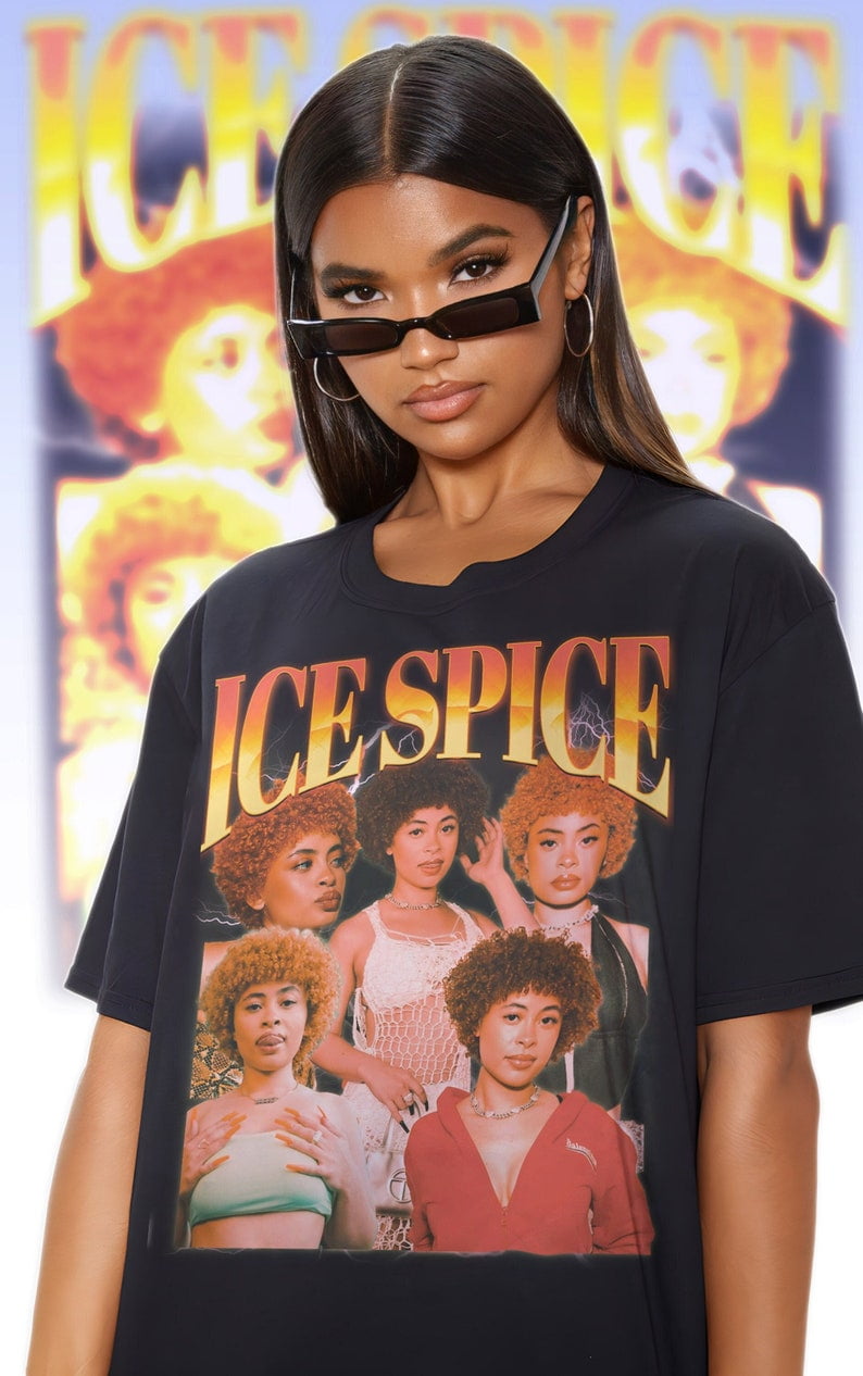 Rapper ICE SPICE Vintage Shirt | Ice Spice Homage Fan Tees | Ice Spice ...