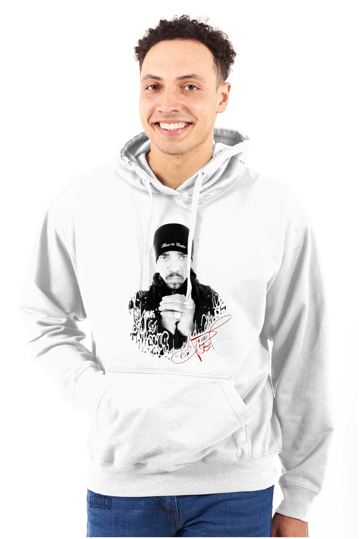 Rapper Ice T Time to Unite Signature Unisex Plus Size Hoodie Brisco ...