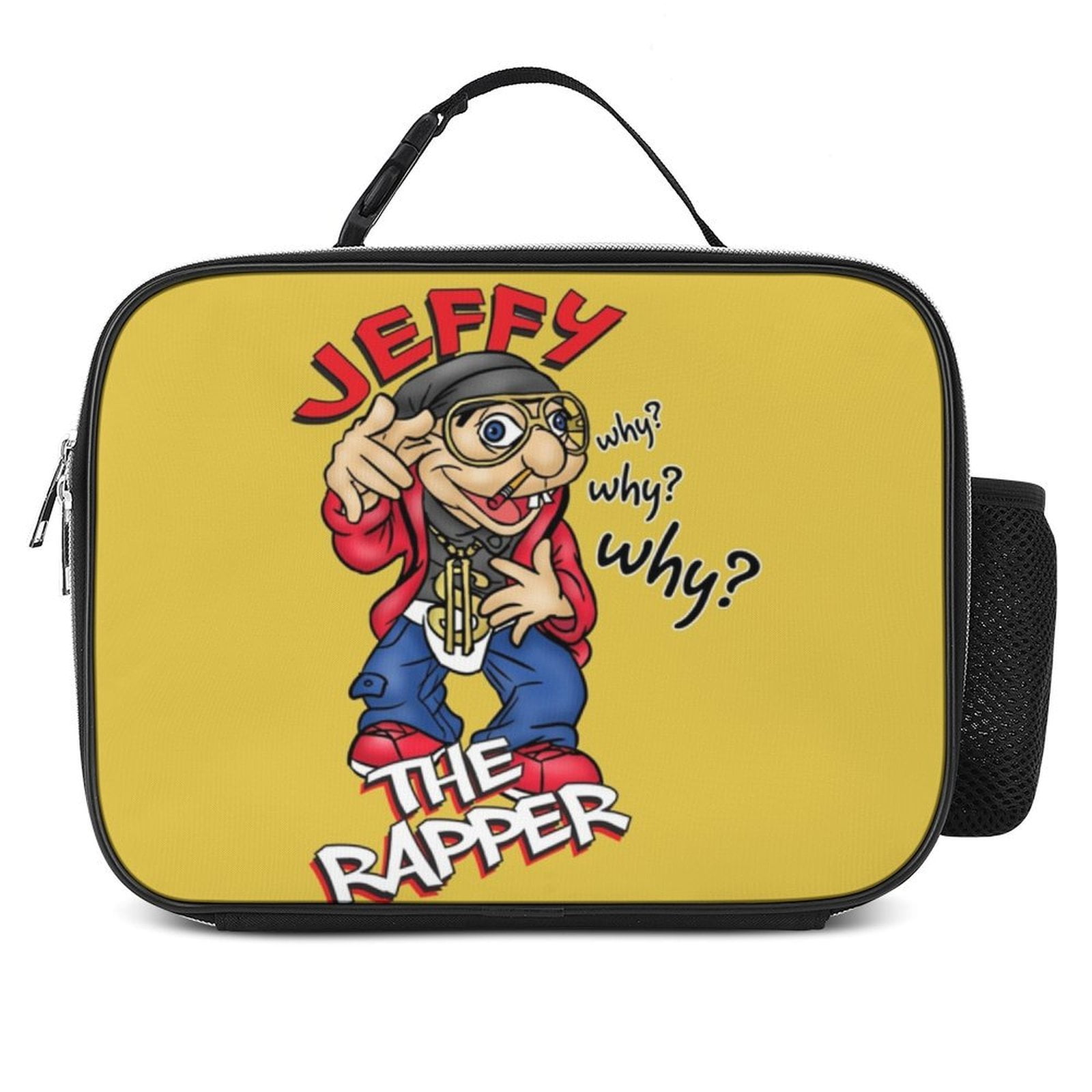 Rapper Jeffy Puppet Insulated Portable Lunch Bag Bento Bag Lunchbag ...