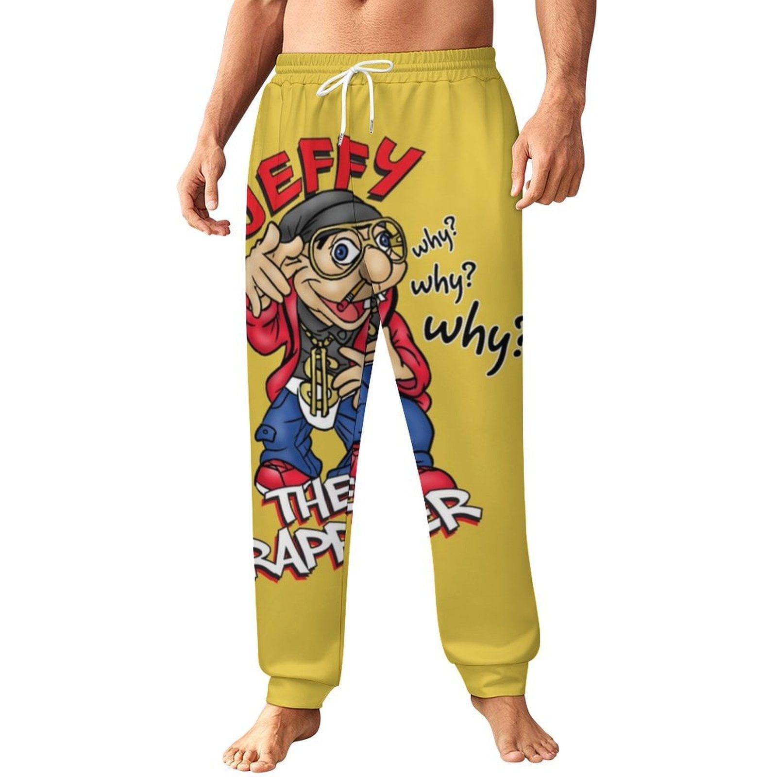 Rapper Jeffy Puppet Men's Sweatpants Trousers 3D Printed Joggers Track ...