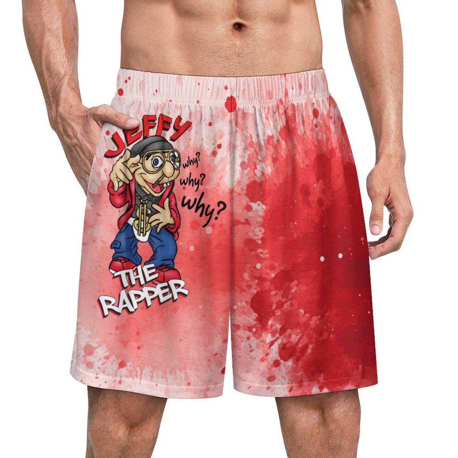Rapper Jeffy Puppet Pajama Pants For Men Lounge Shorts Bottoms ...