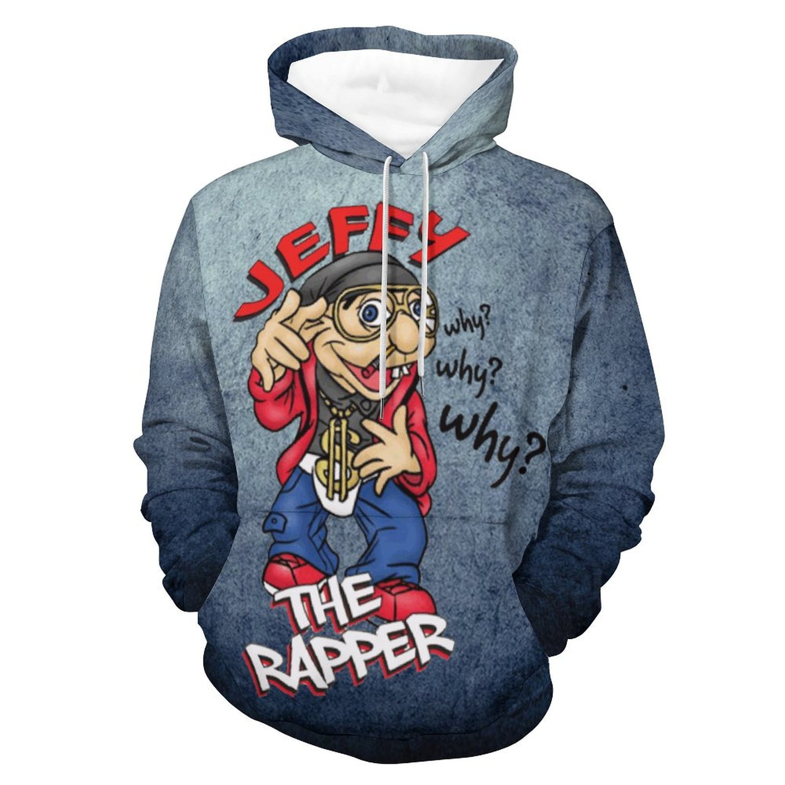 Rapper Jeffy Puppet Unisex Hoodies Sweatshirts Daily Casual Pullover ...
