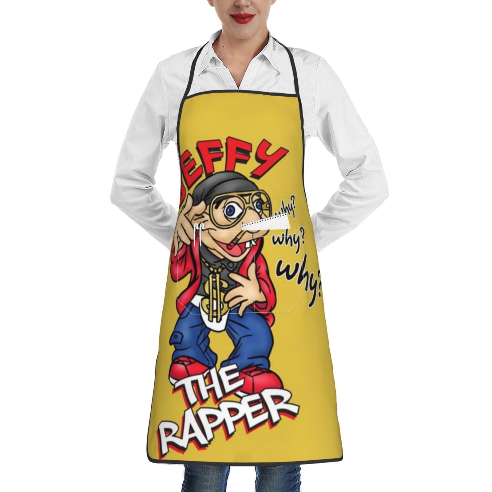 Rapper Jeffy Puppet Waterproof Apron Home Decor Kitchen Fashion Apron ...