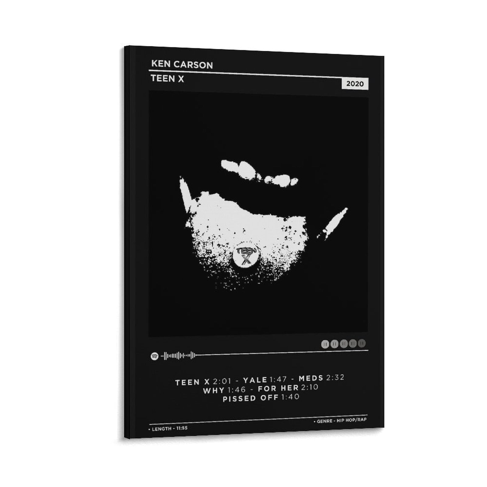 Rapper Ken Carson Rap Hip Hop Teen X Music Album Cover Poster (1 ...