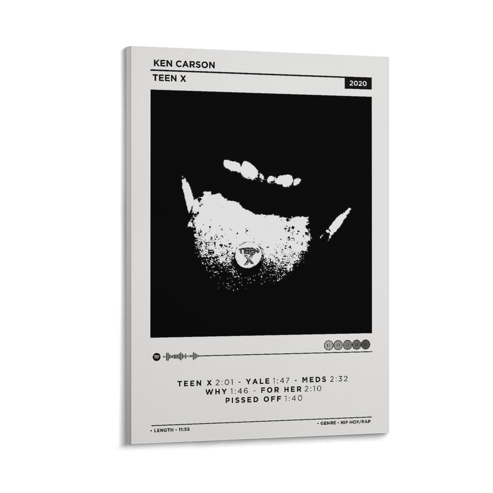 Rapper Ken Carson Rap Hip Hop Teen X Music Album Cover Poster (2 ...