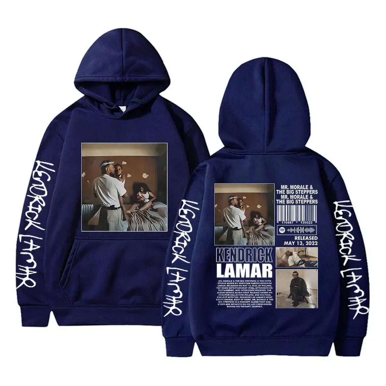Rapper Kendrick Lamar Graphic Hoodie Album Mr Morale & The Big Steppers ...