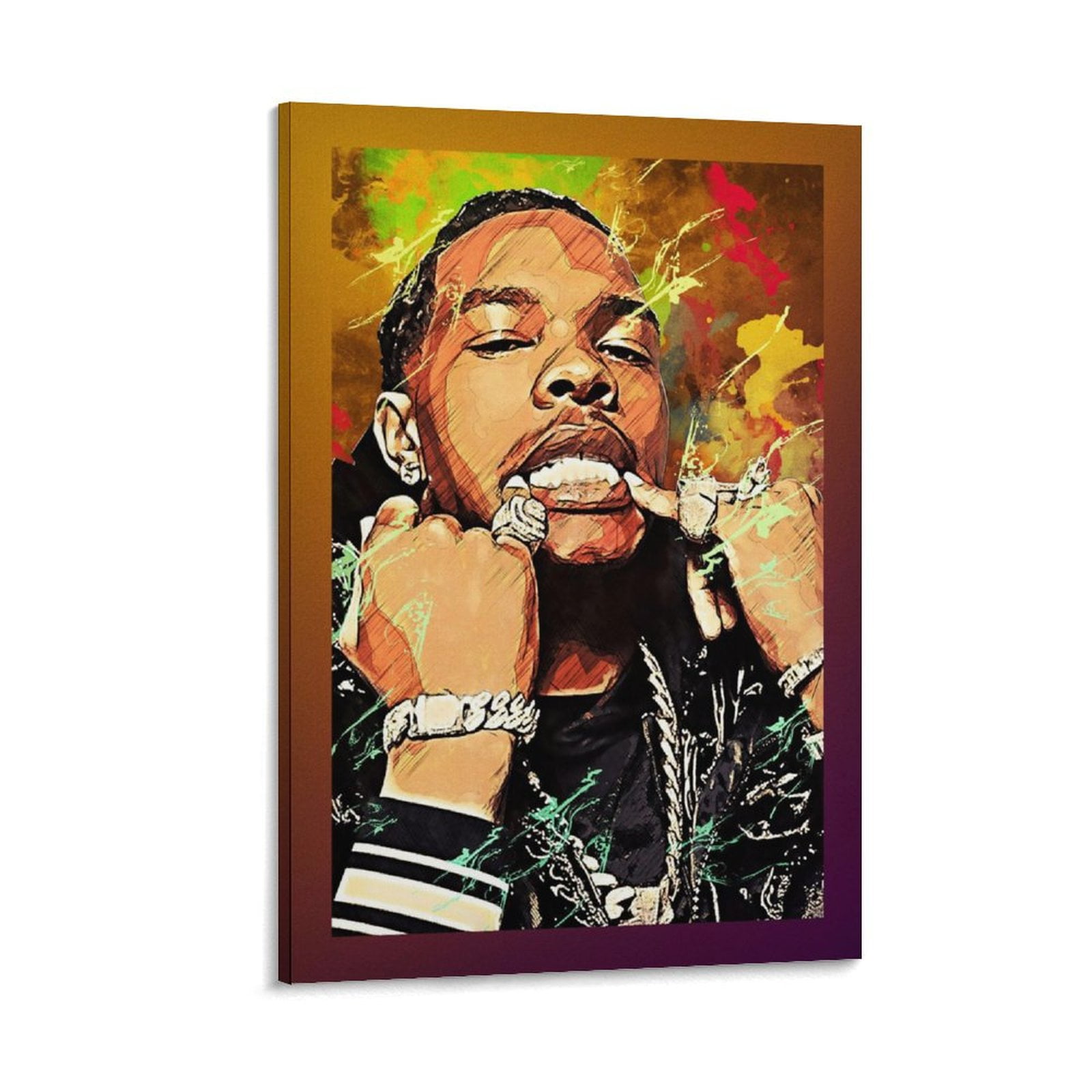 Rapper Lil Music Baby Poster Rap Hip Hop Singer Art Posters (5 ...