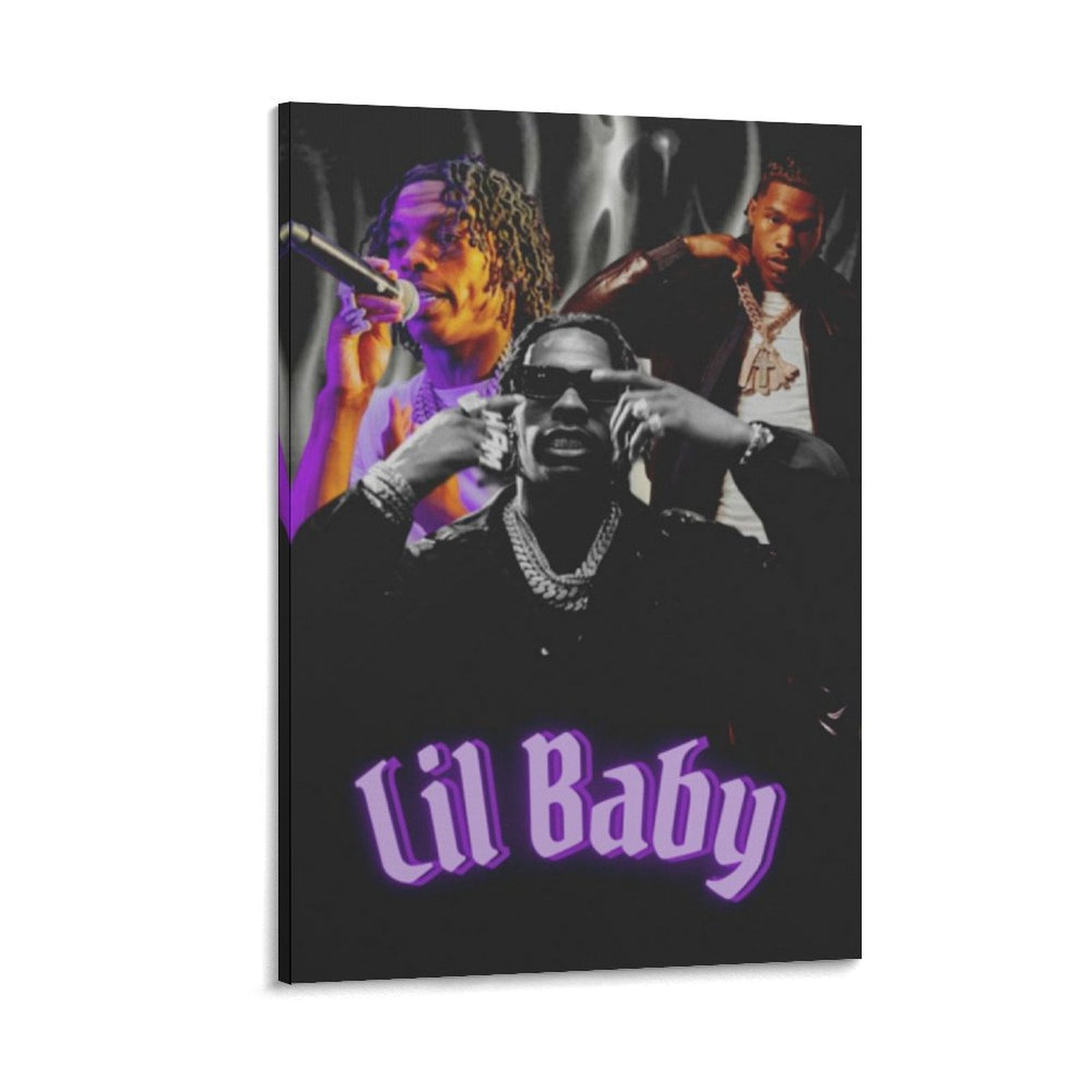 Rapper Lil Music Baby Poster Rap Hip Hop Singer Collage Posters (4 ...