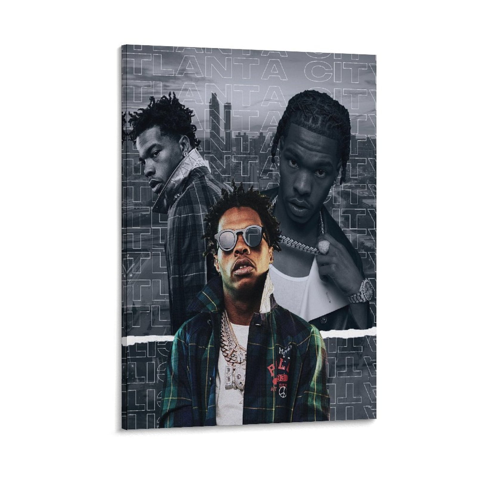 Rapper Lil Music Baby Poster Rap Hip Hop Singer Collage Posters (6 ...