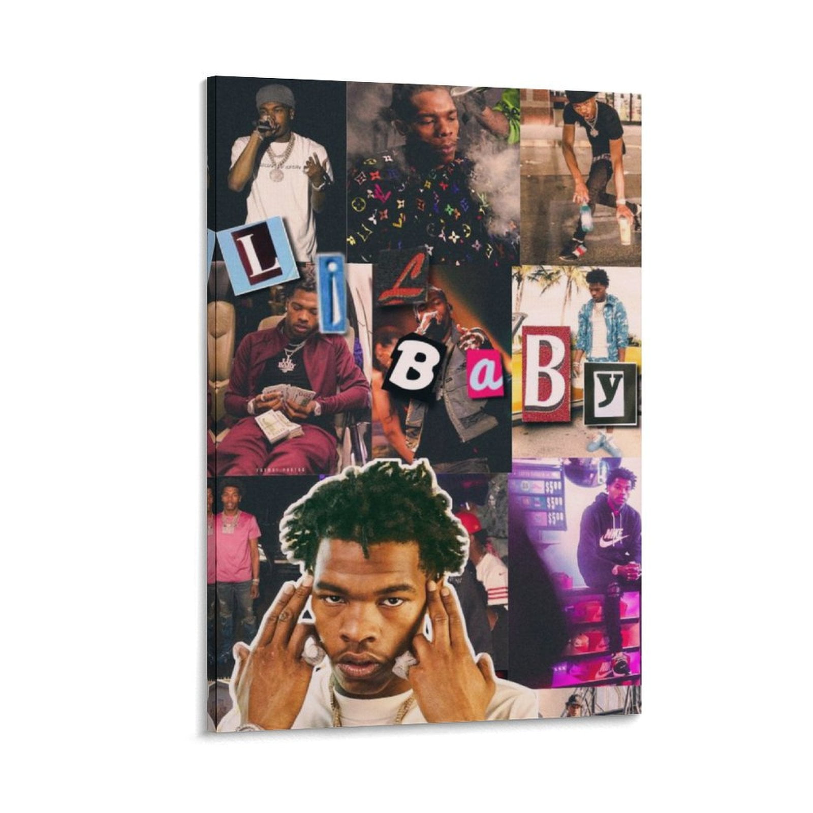 Rapper Lil Music Baby Poster Rap Hip Hop Singer Collage Posters (9 ...