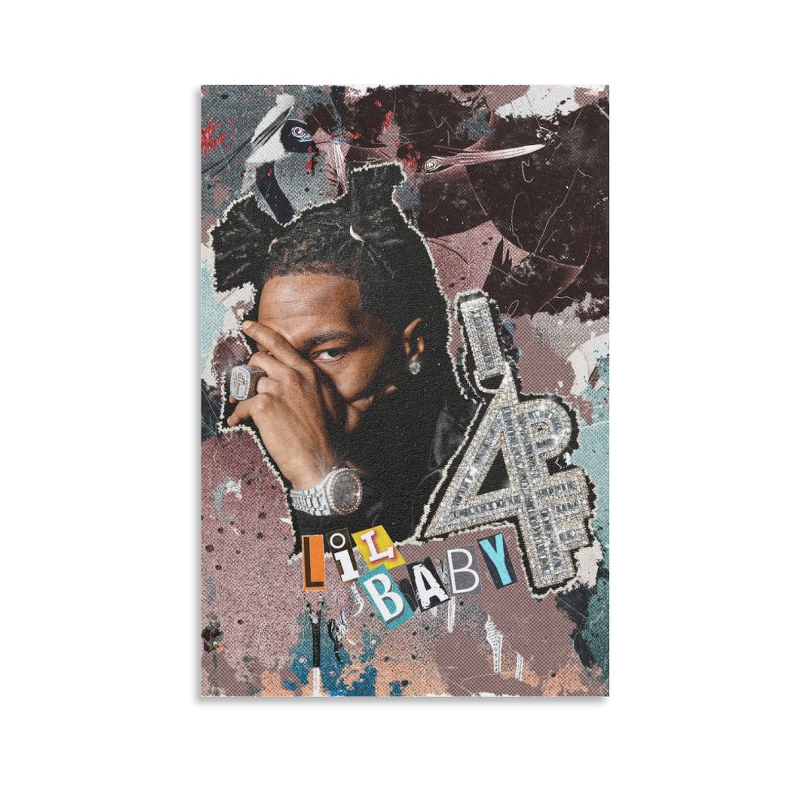 Rapper Lil Music Baby Poster Rap Hip Hop Singer Posters (11) Room ...