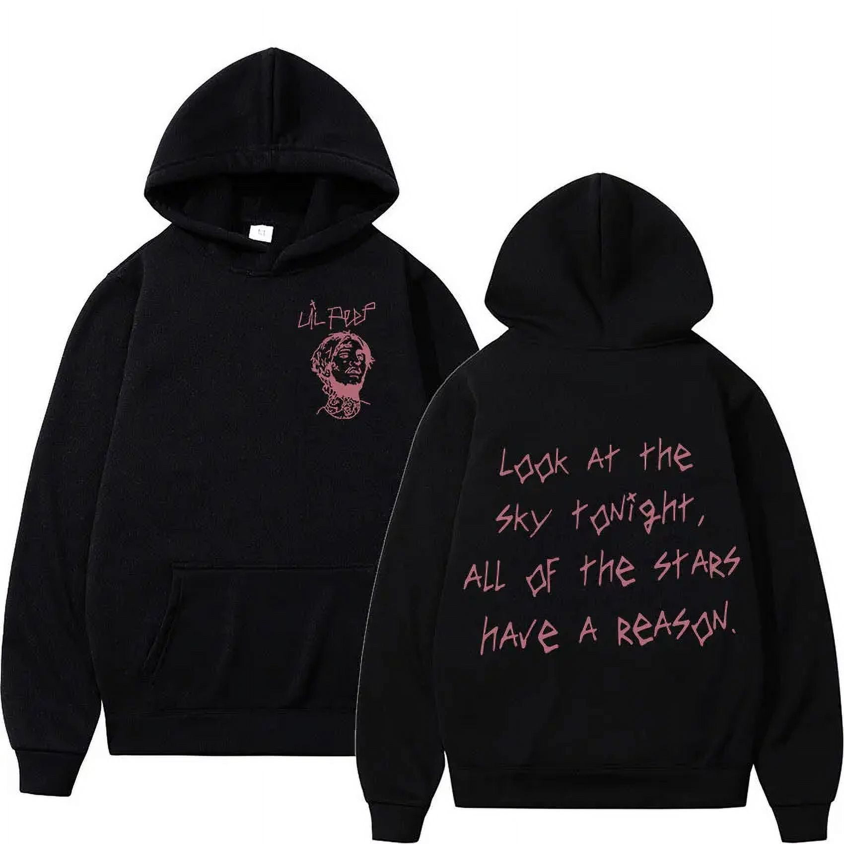 Rapper Lil Peep Tour Concert Hoodie Men's Hip Hop Fashion Pullover ...