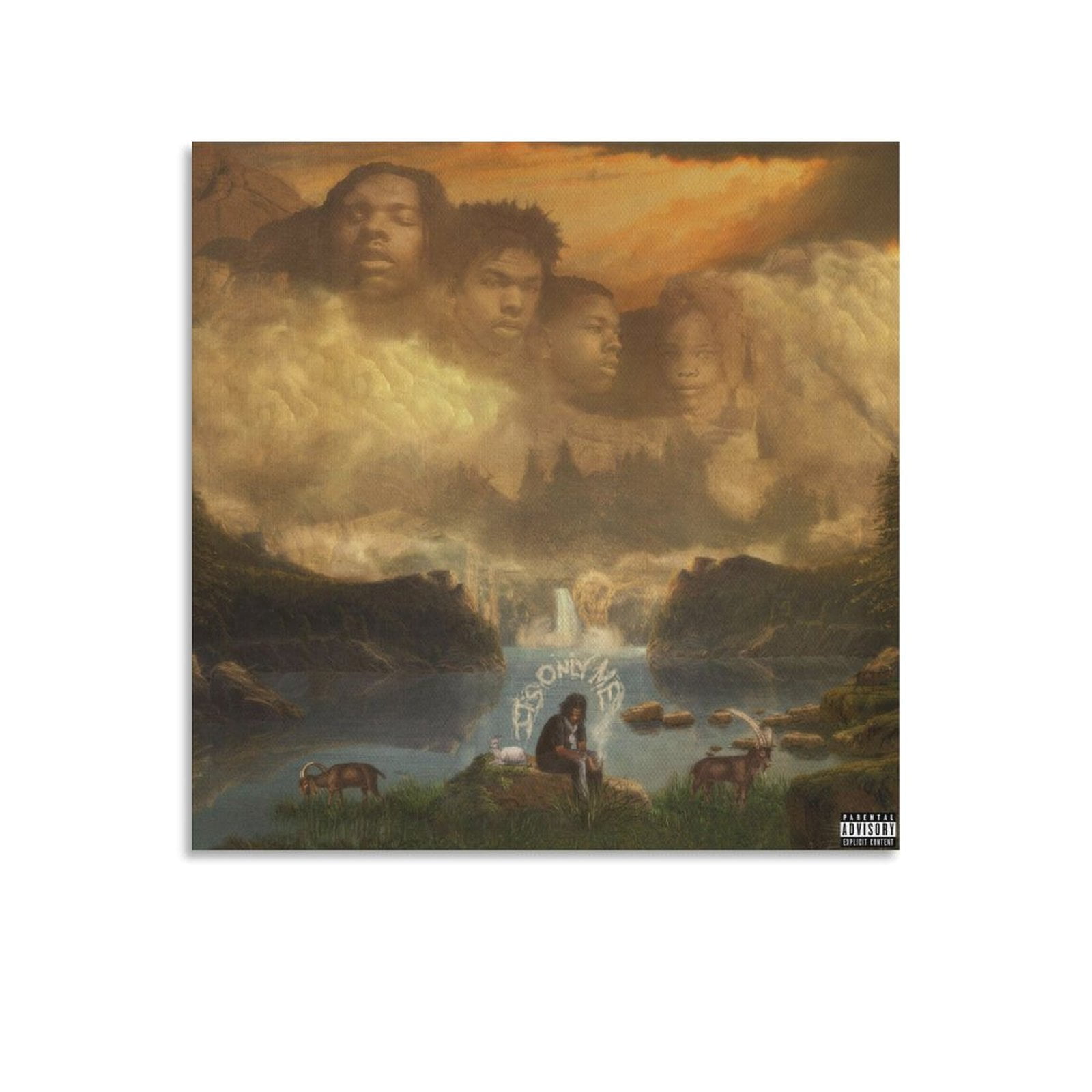 Rapper Lil Singer Baby Rap Hip Hop Its Only Me Music Album Cover Poster ...